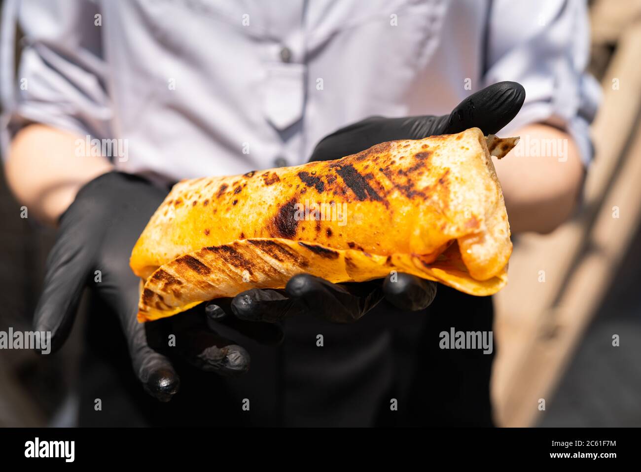 Shawarma hand hi-res stock photography and images - Alamy