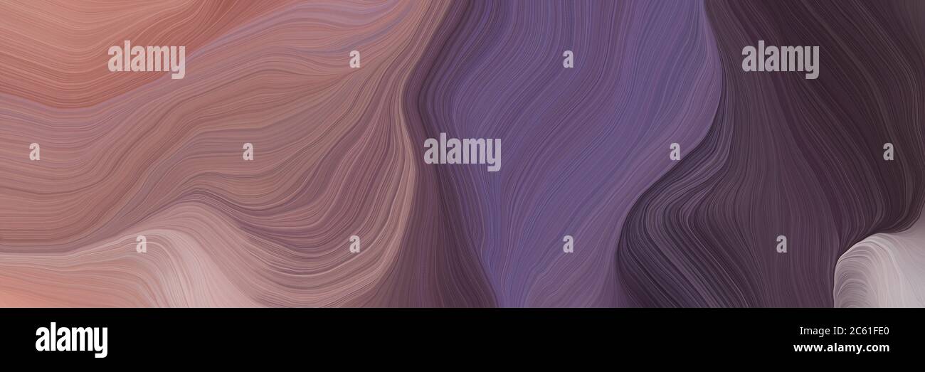 unobtrusive banner with elegant curvy background illustration with dim ...