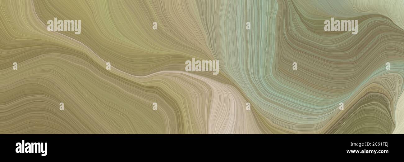 unobtrusive banner with colorful modern soft curvy waves background ...