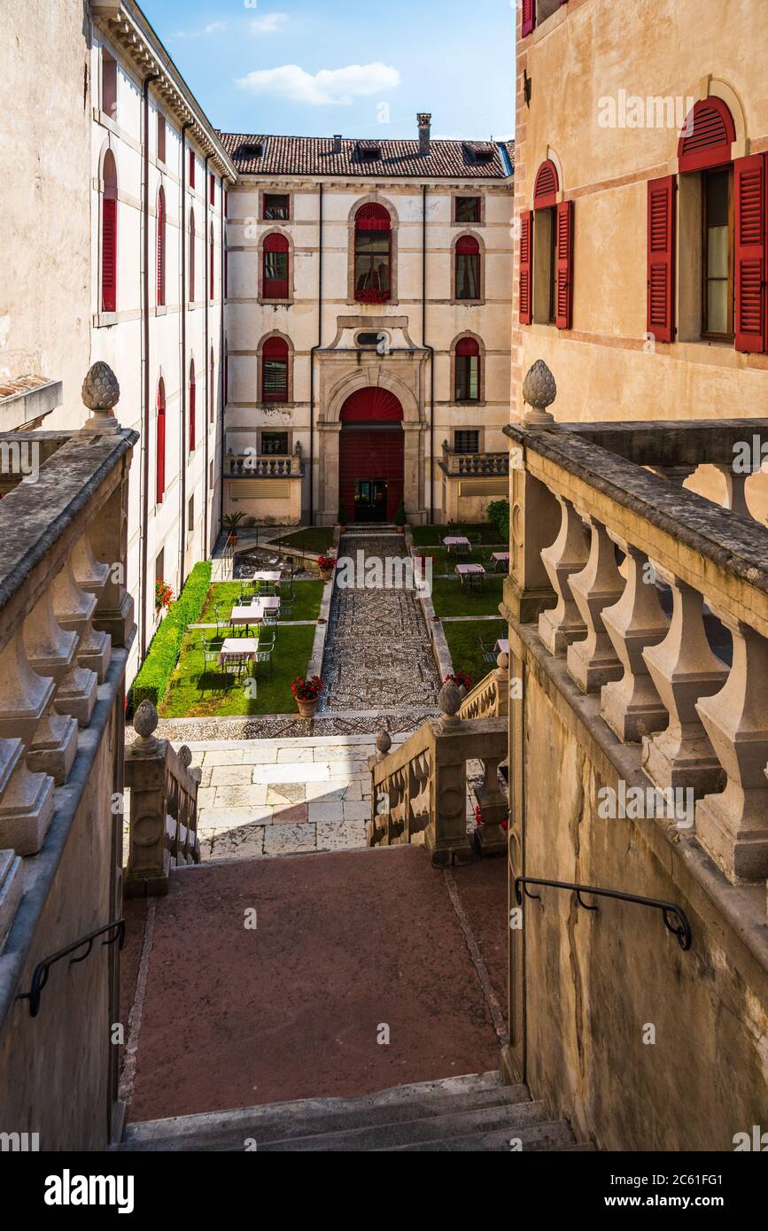 Castel Brando. Evolution of a stately castle. Treviso Stock Photo - Alamy