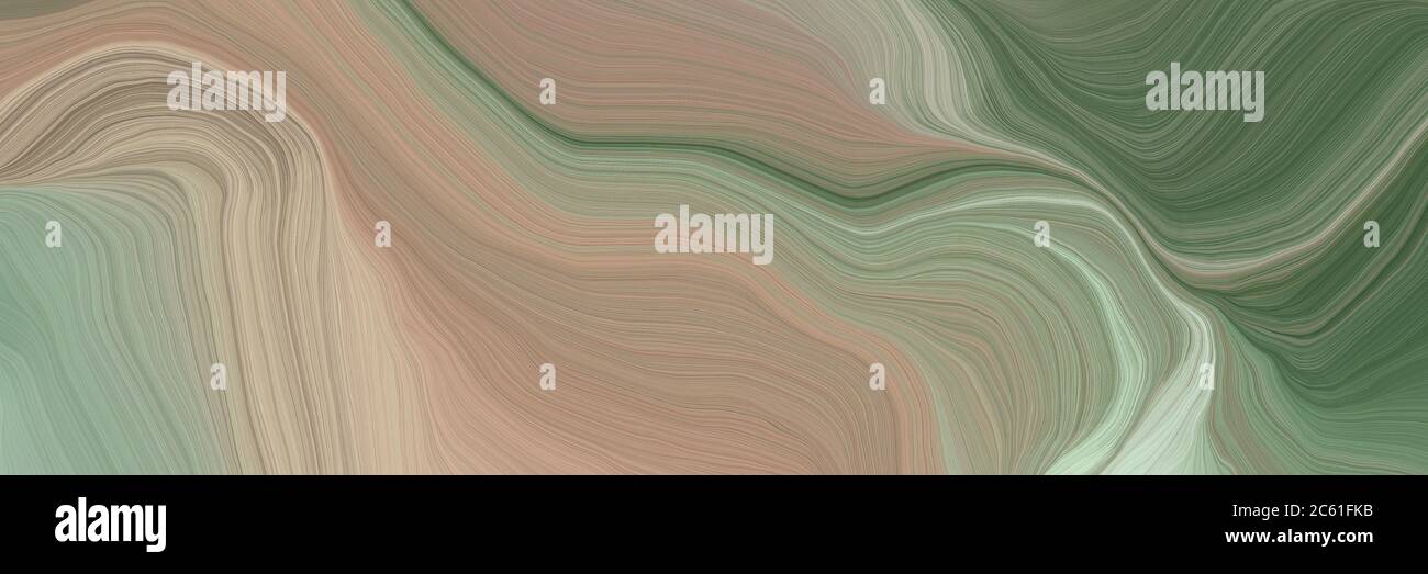 unobtrusive elegant contemporary waves illustration with rosy brown ...