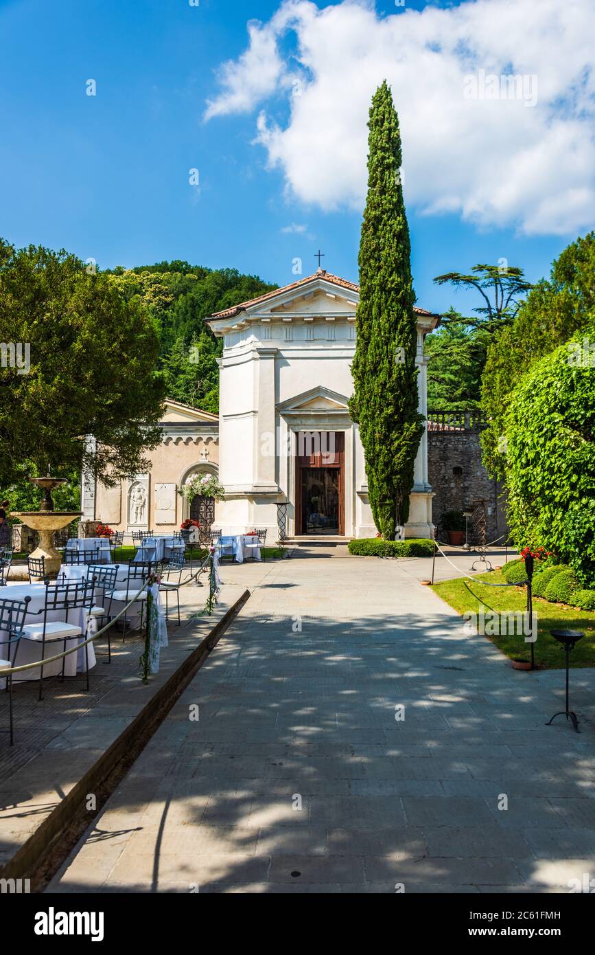 Castel Brando. Evolution of a stately castle. Treviso Stock Photo - Alamy
