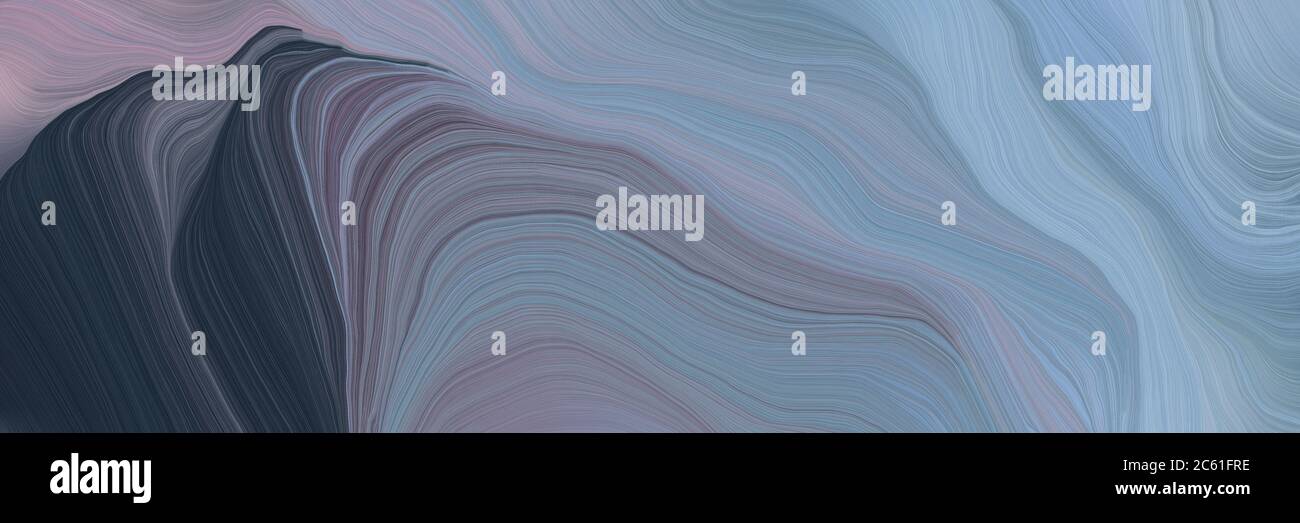 unobtrusive banner with colorful modern waves background illustration ...