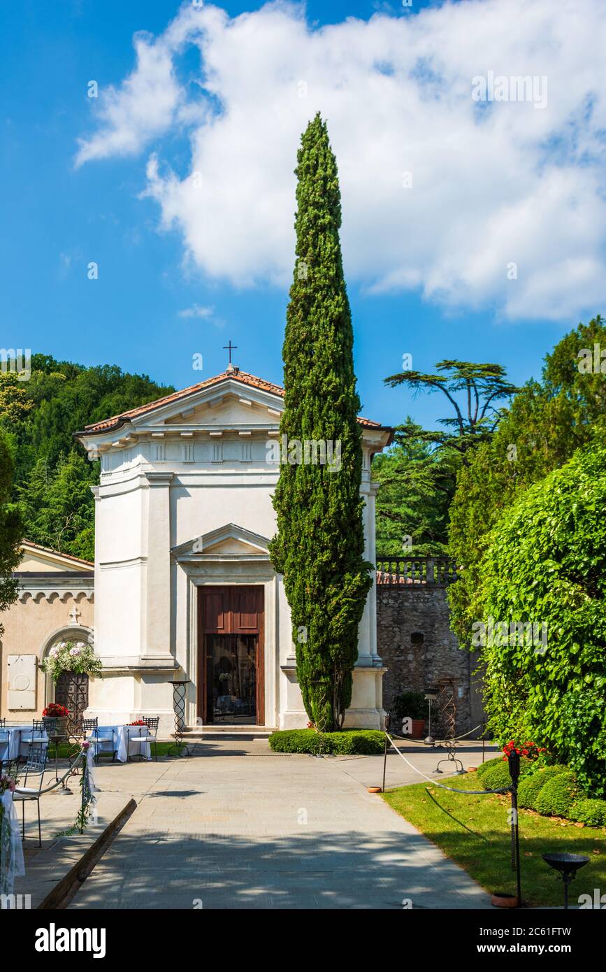Castel Brando. Evolution of a stately castle. Treviso Stock Photo - Alamy