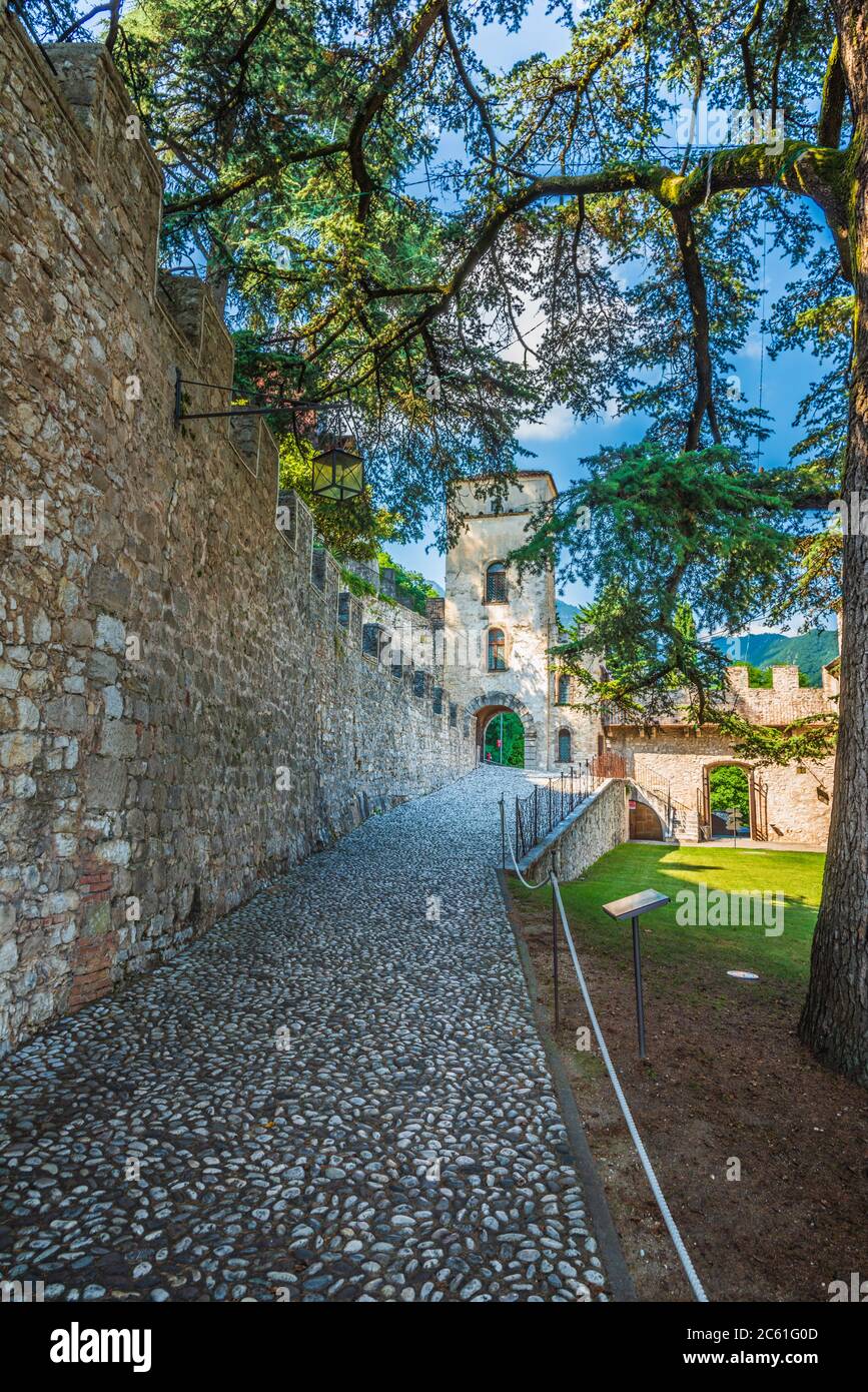 Castel Brando. Evolution of a stately castle. Treviso Stock Photo - Alamy
