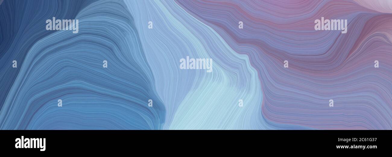 inconspicuous header with colorful abstract waves illustration with ...