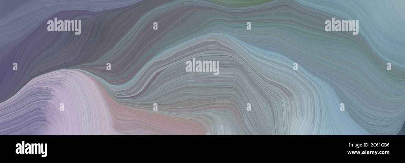 inconspicuous header with colorful contemporary waves illustration with ...