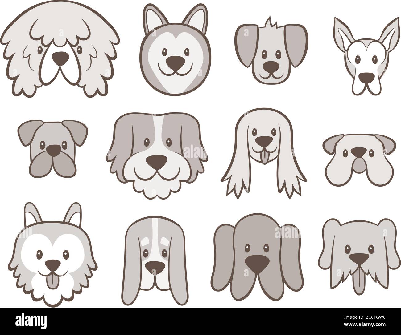 Boxer dog cartoon Cut Out Stock Images & Pictures - Alamy