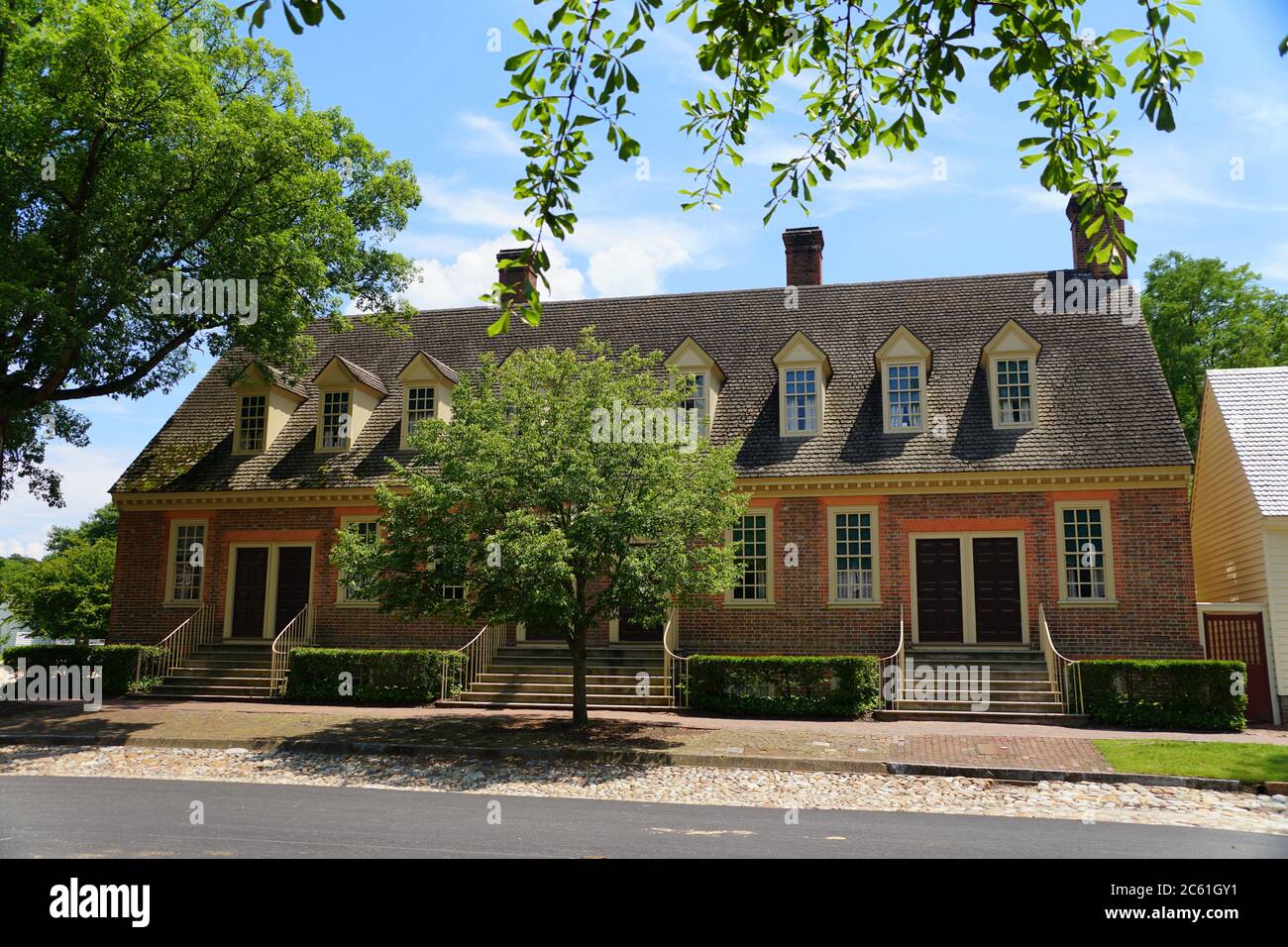 Williamsburg, Virginia, U.S.A - June 30, 2020 - A beautiful colonial ...