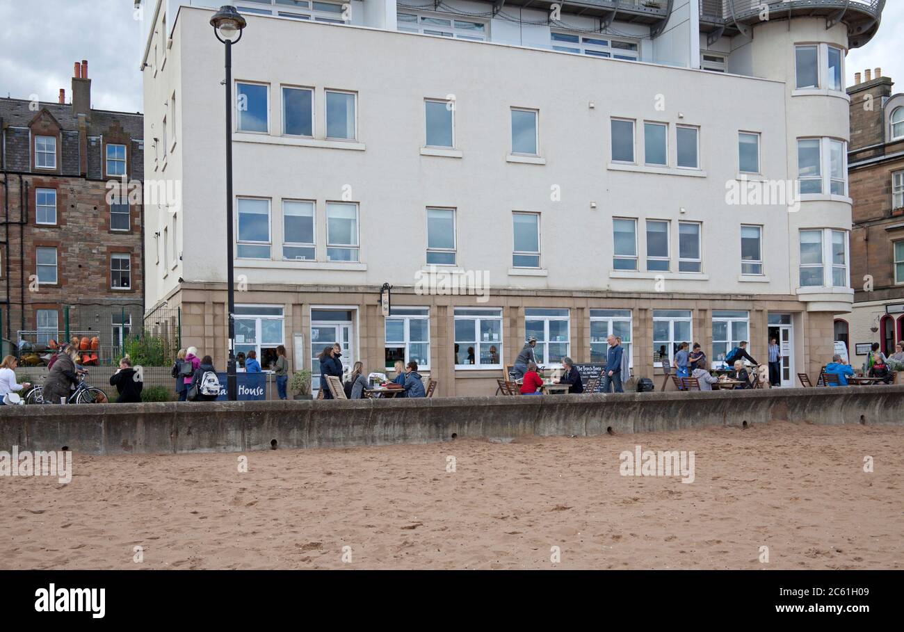 Portobello, Edinburgh, Scotland, UK. 6 July 2020. Temperature 16 ...
