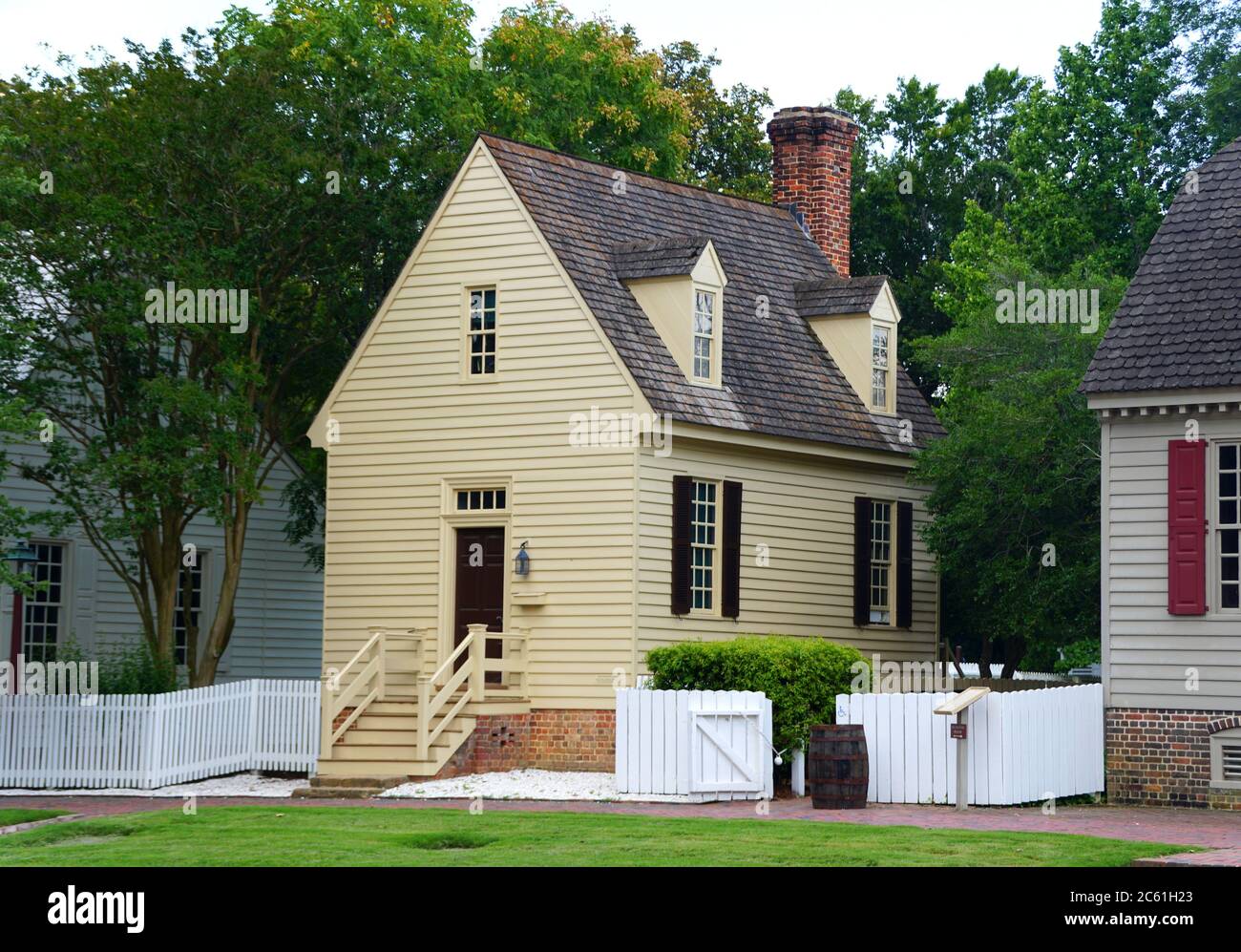 Williamsburg, Virginia, U.S.A - June 30, 2020 - A beautiful small ...