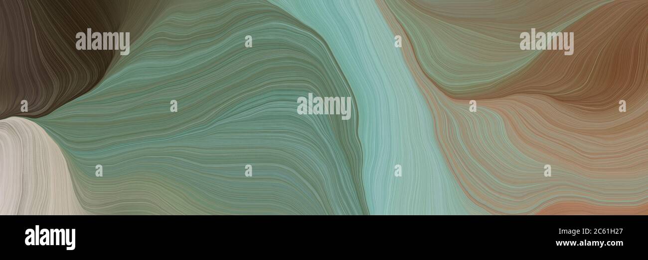 unobtrusive banner with elegant smooth swirl waves background ...