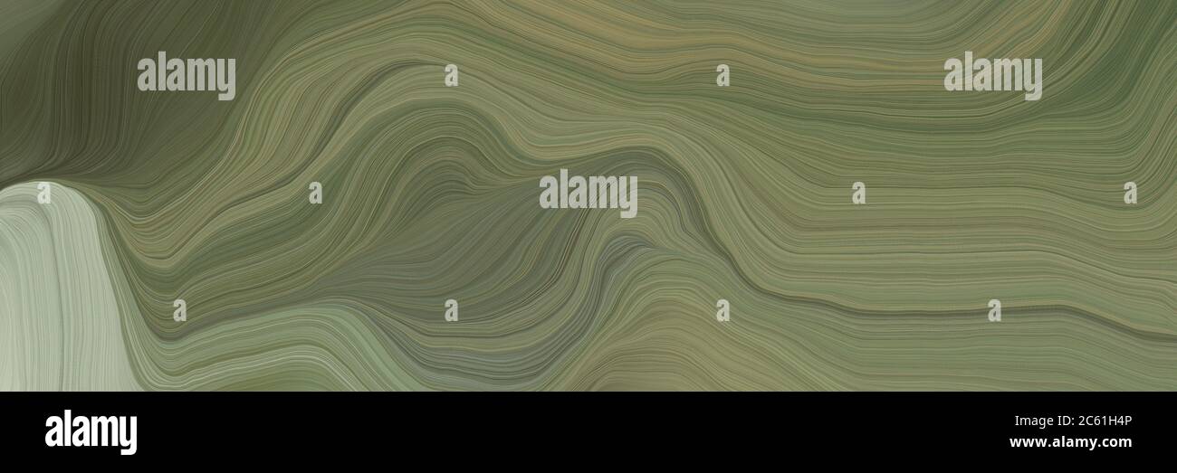 unobtrusive banner with colorful curvy background design with pastel ...