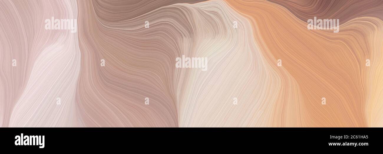 inconspicuous banner with colorful modern curvy waves background ...