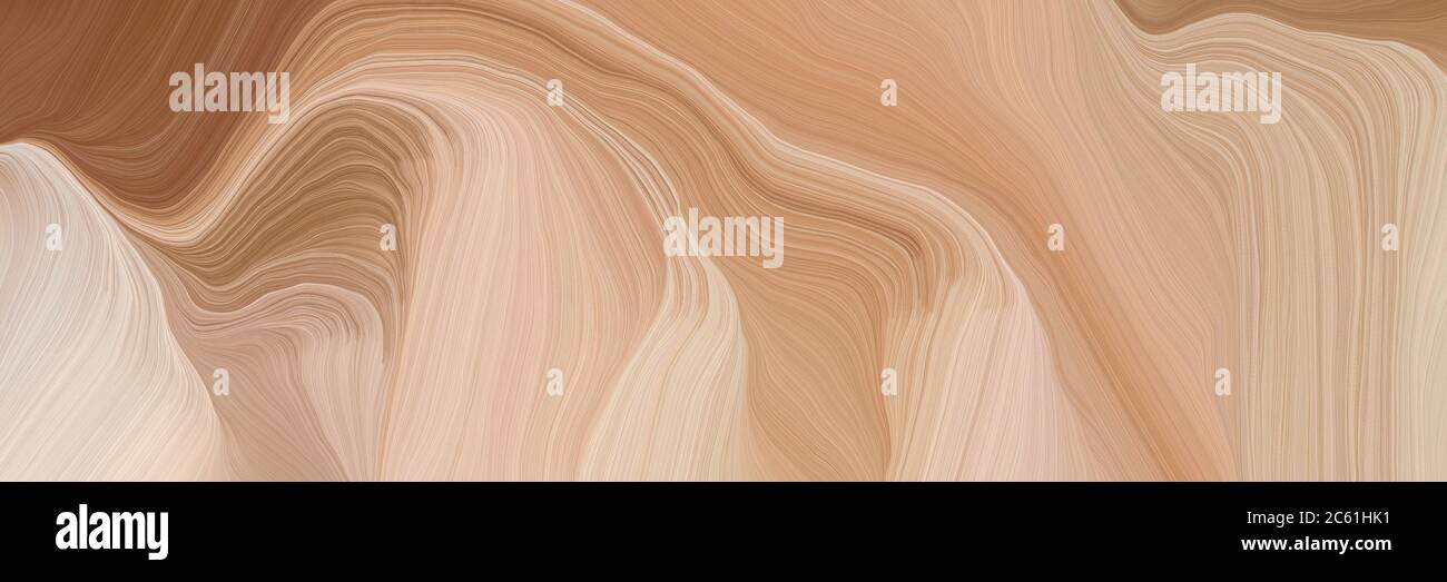 inconspicuous banner with colorful modern soft swirl waves background ...