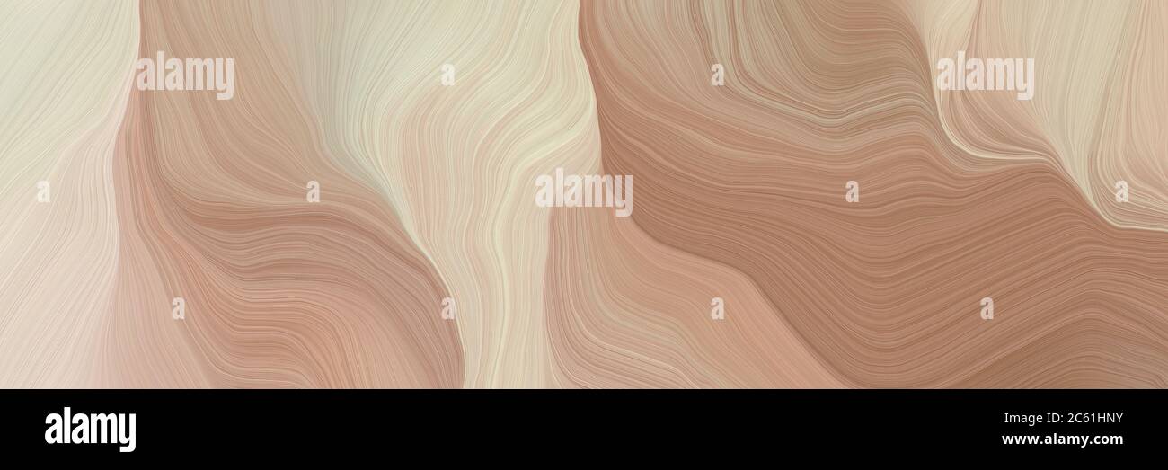 unobtrusive header with colorful abstract waves illustration with rosy ...