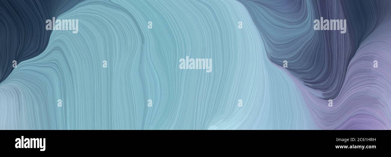 unobtrusive banner with colorful modern soft swirl waves background ...