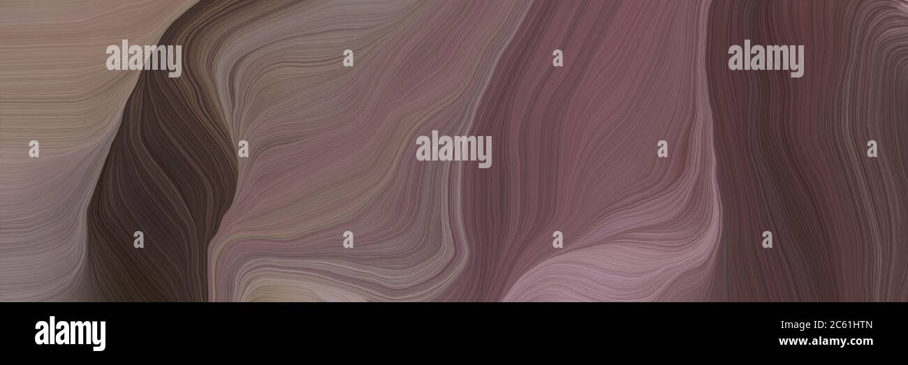 unobtrusive banner with colorful modern waves background illustration ...