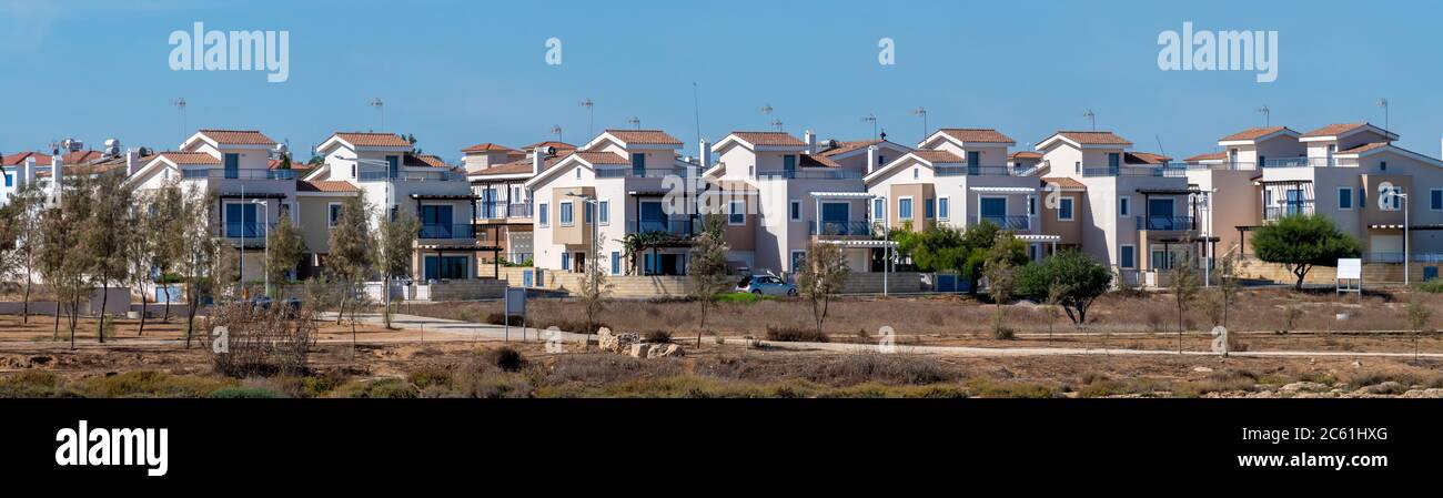 The Typical residential buildings in the Cyprus Stock Photo - Alamy