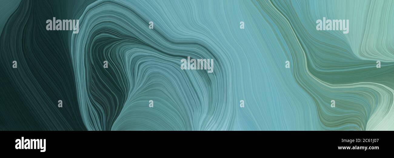 unobtrusive banner with colorful modern soft curvy waves background ...