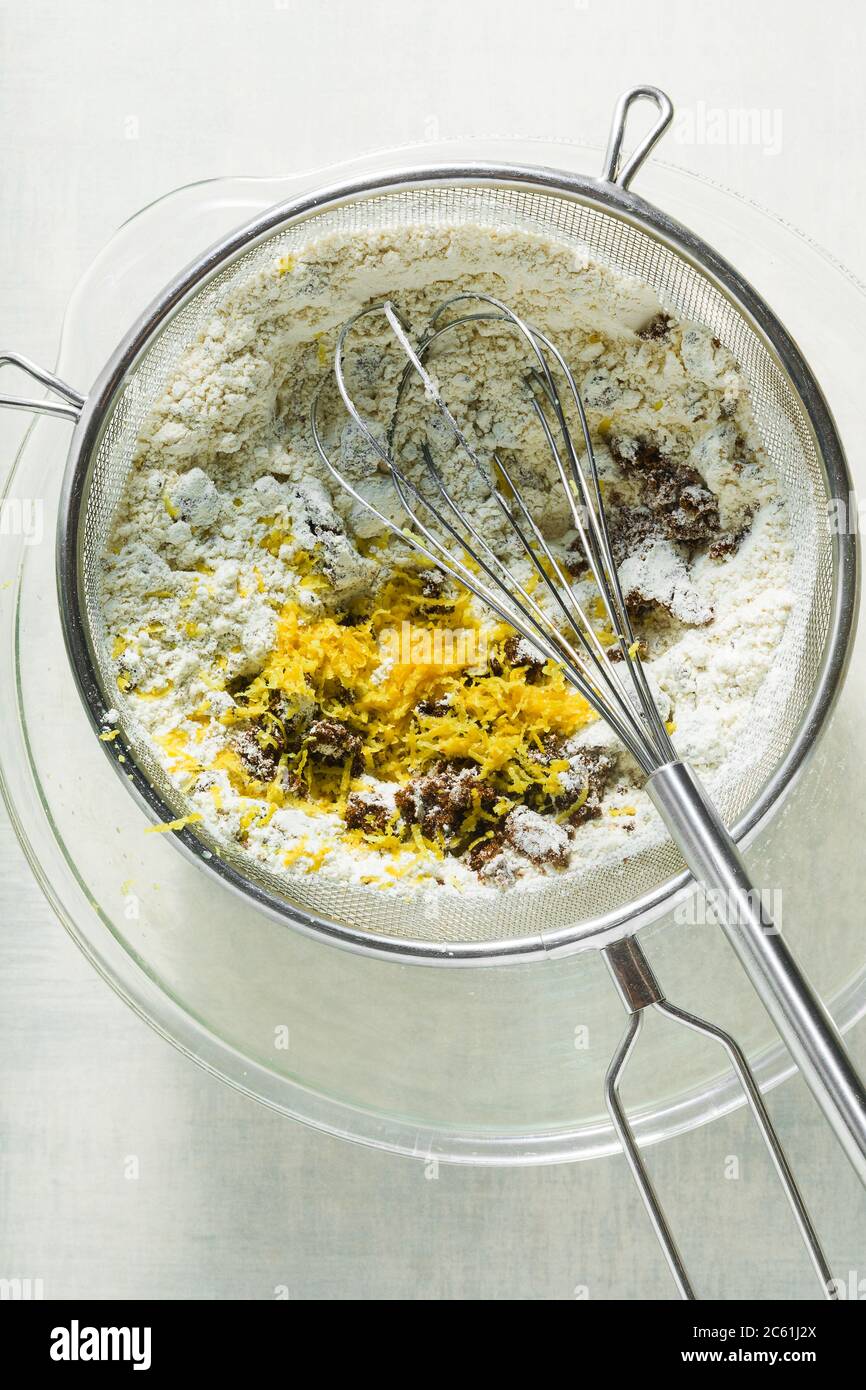 Step step ingredients in glass hi-res stock photography and images - Alamy