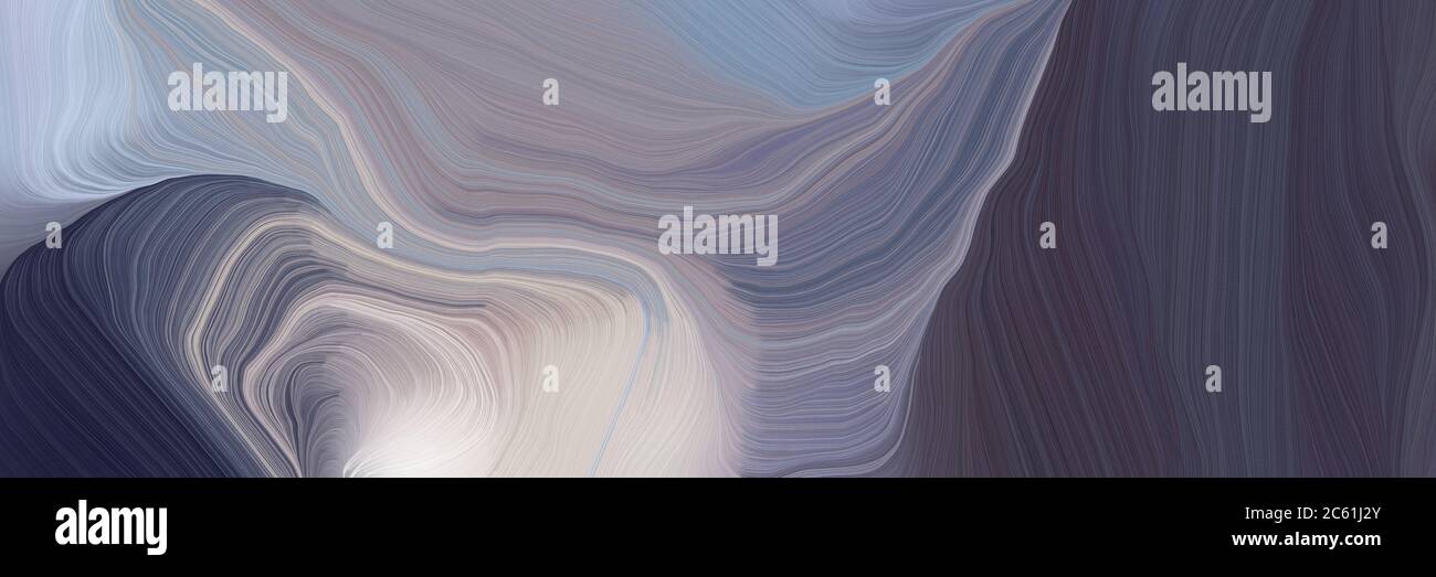 unobtrusive banner with colorful smooth swirl waves background design ...