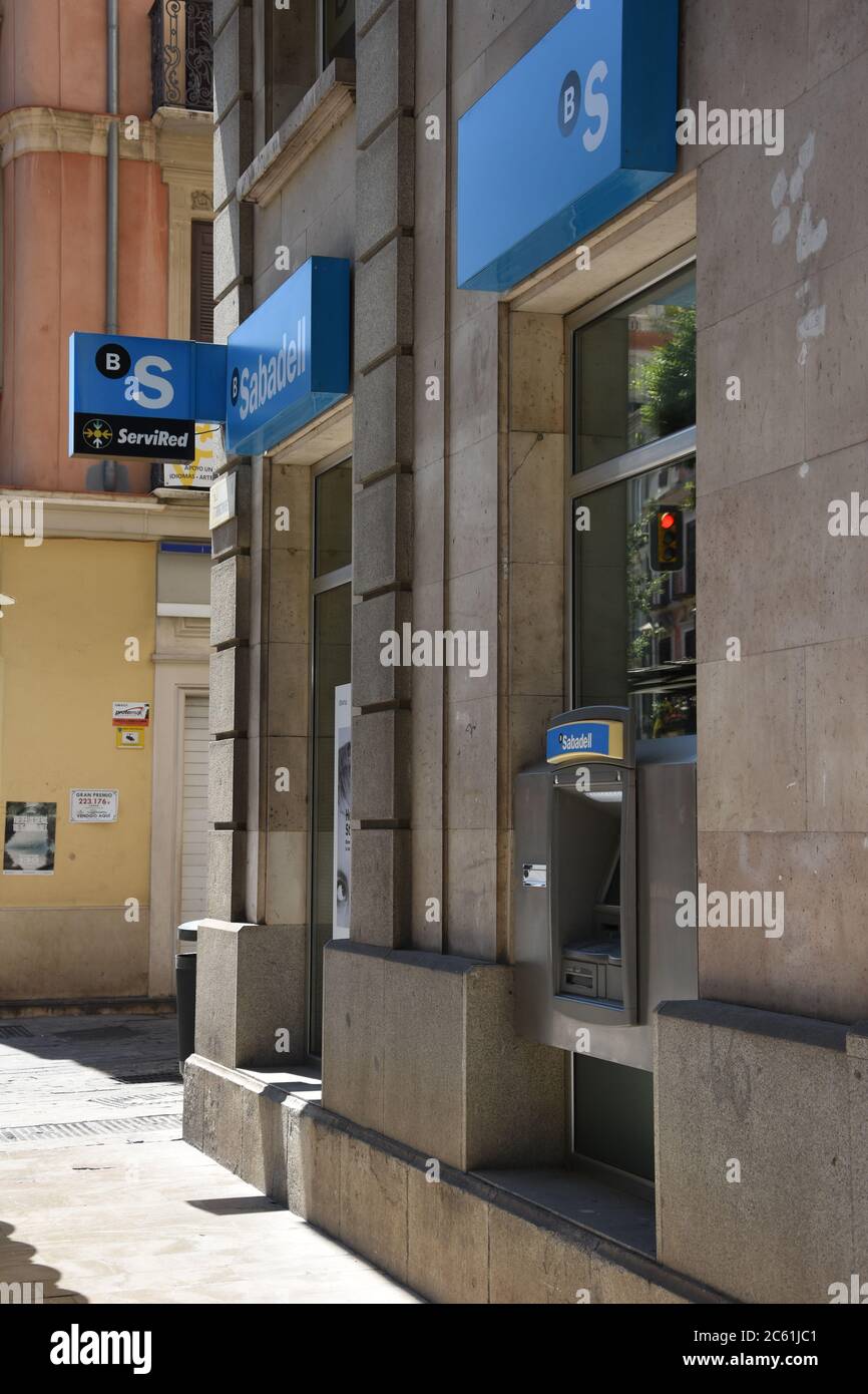 Sabadell Bank Signage Exterior Stock Photo - Alamy