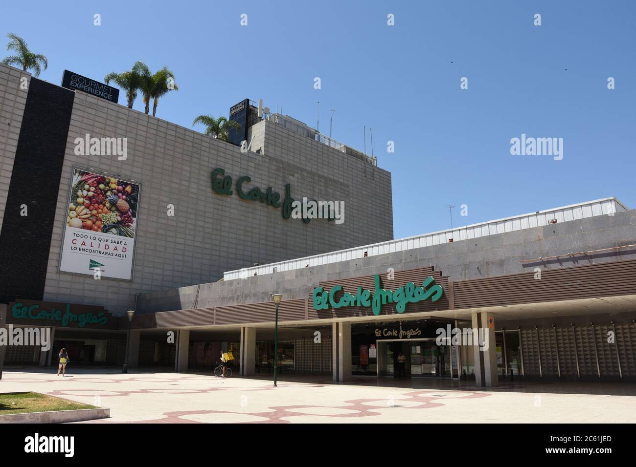 El Corte Ingles Store in Malaga Spain Stock Photo - Alamy