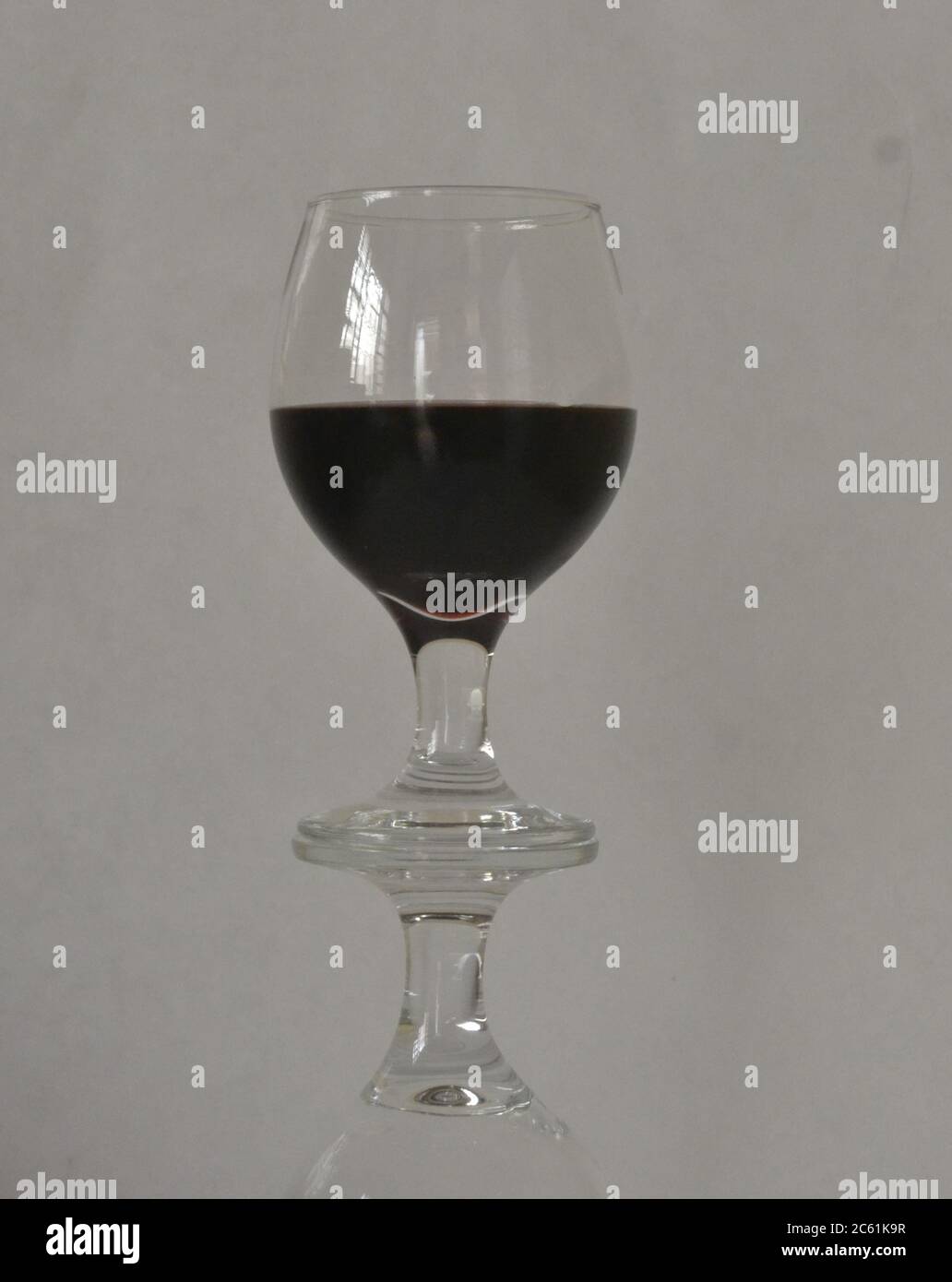 Glass or crystal glass cups, usually consumed to drink wine or other ...