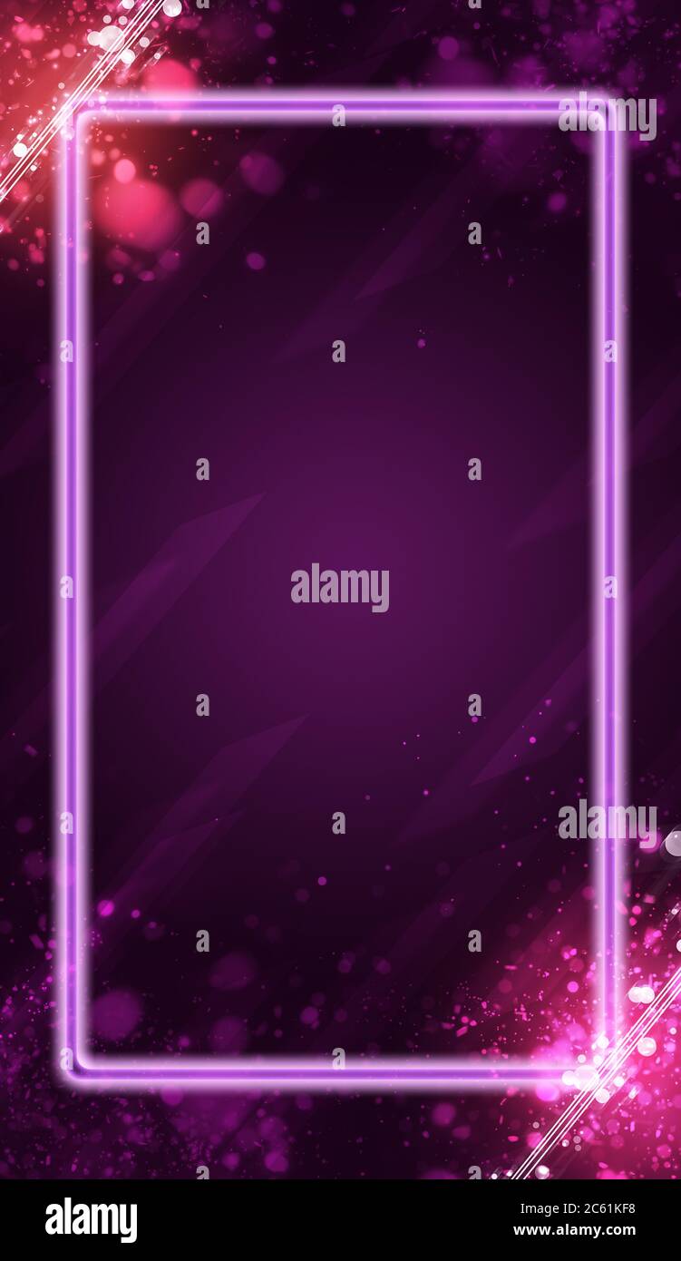 music neon disco party background for retro posters and banners Stock ...