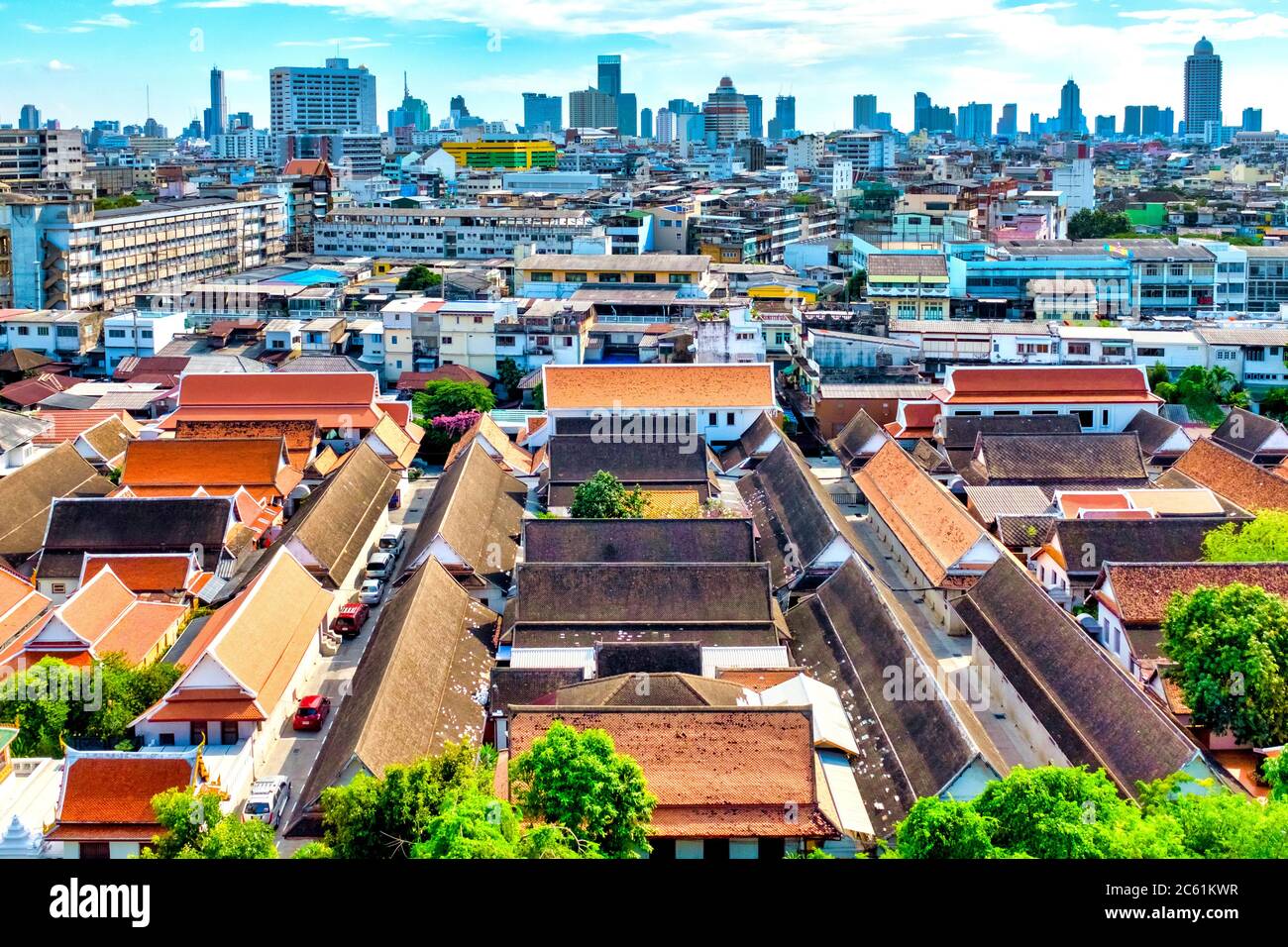 Bangkok from the golden mount hi-res stock photography and images - Alamy