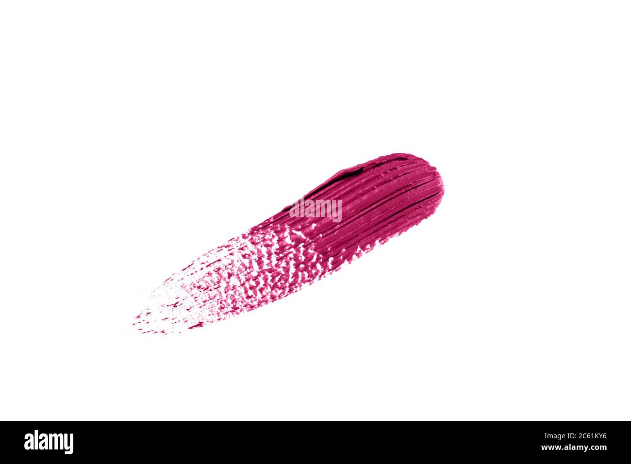 Red concealer swatch isolated on white background Stock Photo - Alamy