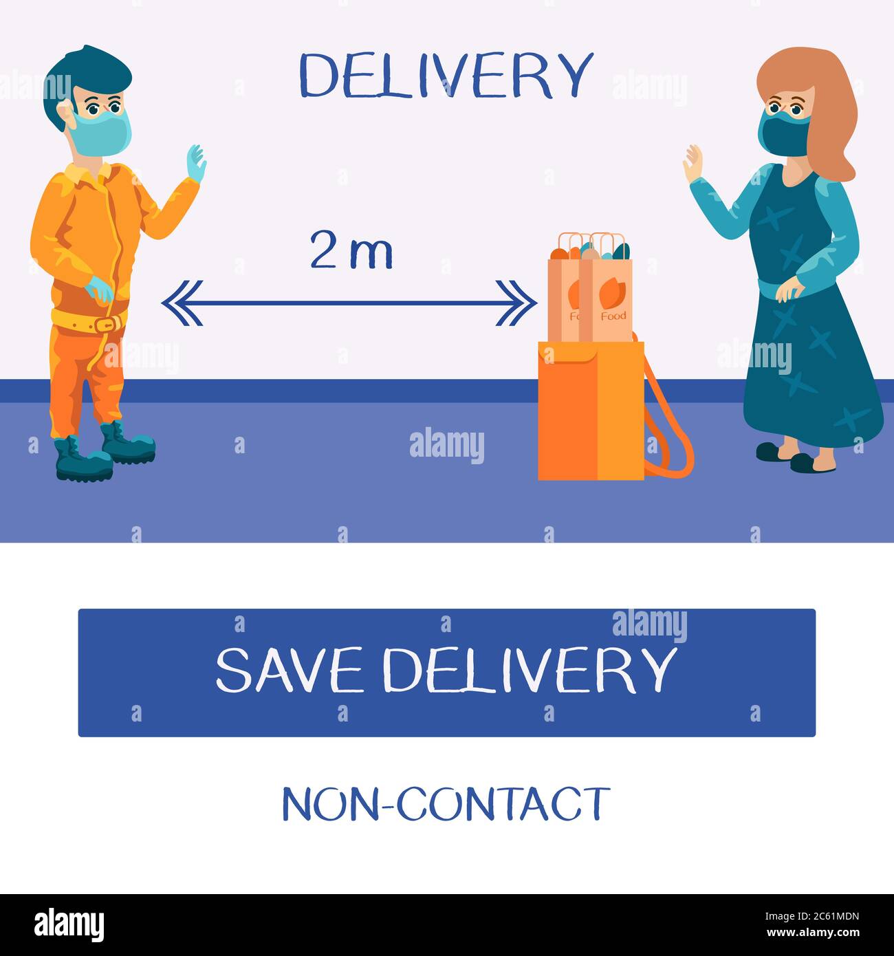 People in store in masks Stock Vector Images - Alamy