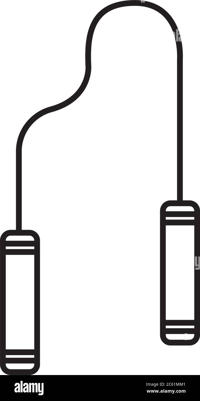 lasso line style icon design, Gym sport bodybuilding healthy lifestyle ...