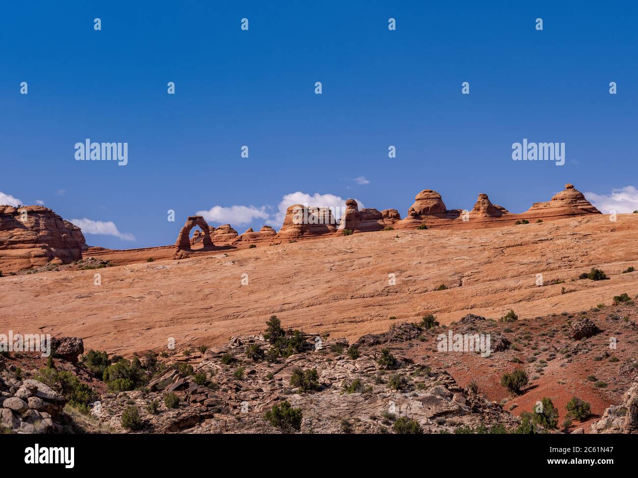 Delicate arch from viewpoint hi-res stock photography and images - Alamy