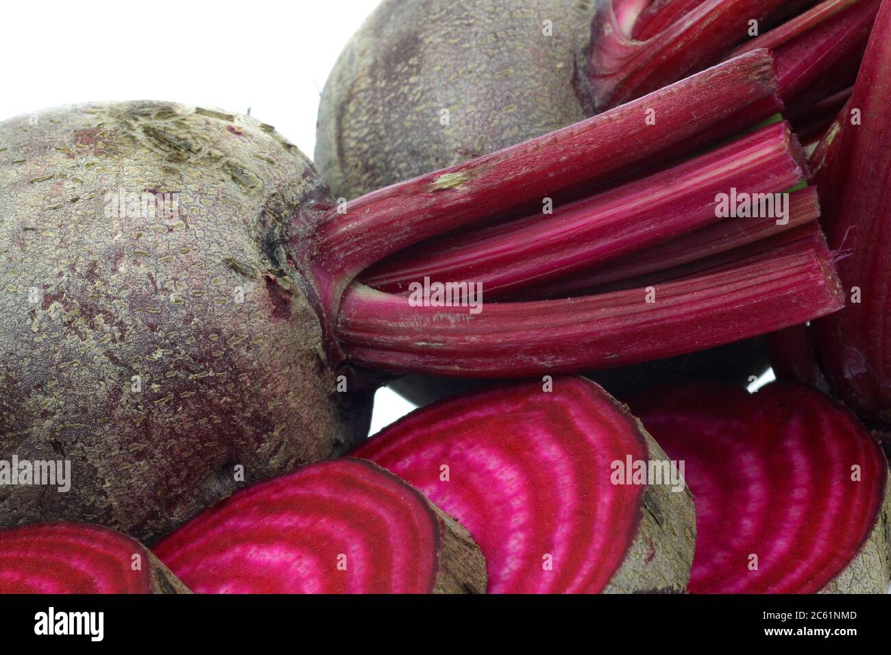fresh beetroots on a white background Stock Photo - Alamy