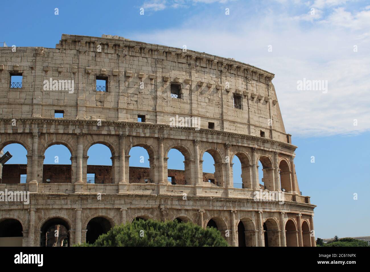 Colosseum a famous landmark in Rome Italy Stock Photo - Alamy