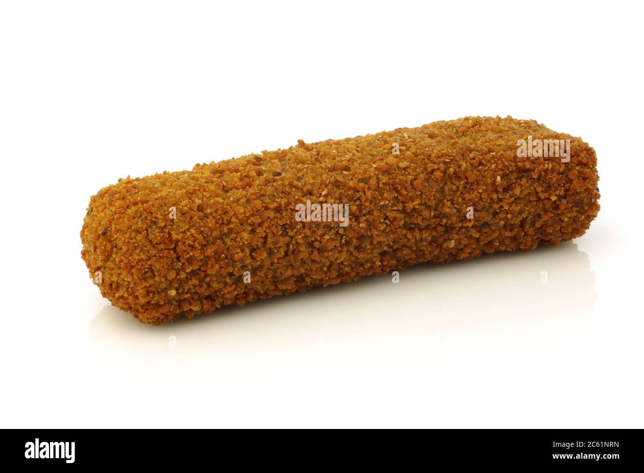 Dutch snack called "kroket" on a white background Stock Photo - Alamy