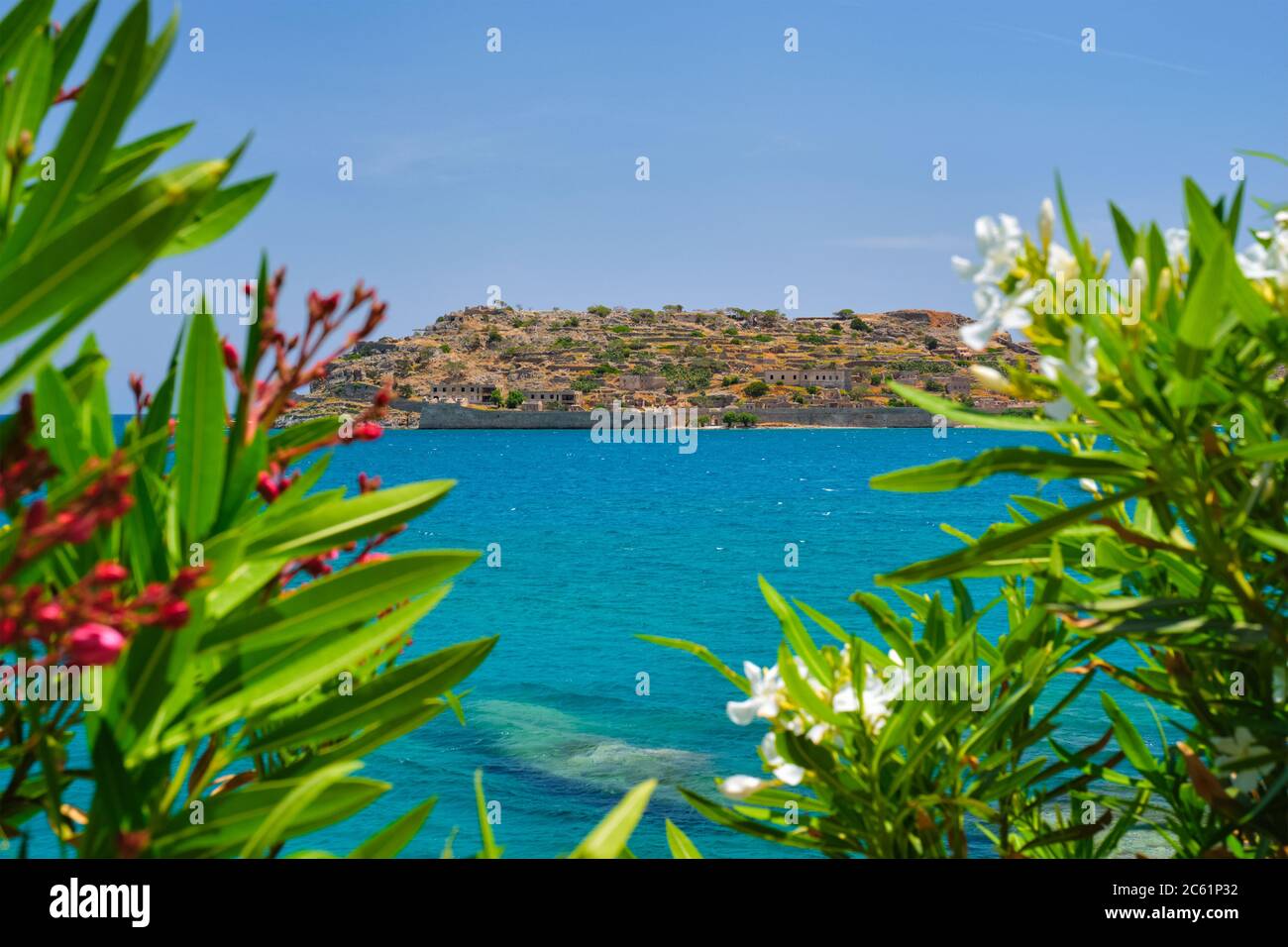 Island of Spinalonga, Crete, Greece Stock Photo - Alamy