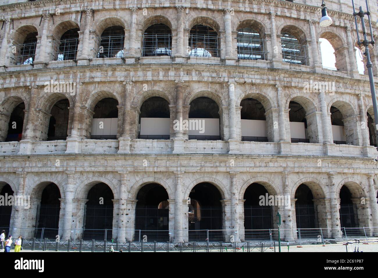 Colosseum a famous landmark in Rome Italy Stock Photo - Alamy