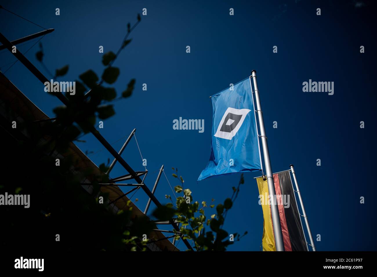 Volksparkstadion flag hi-res stock photography and images - Alamy