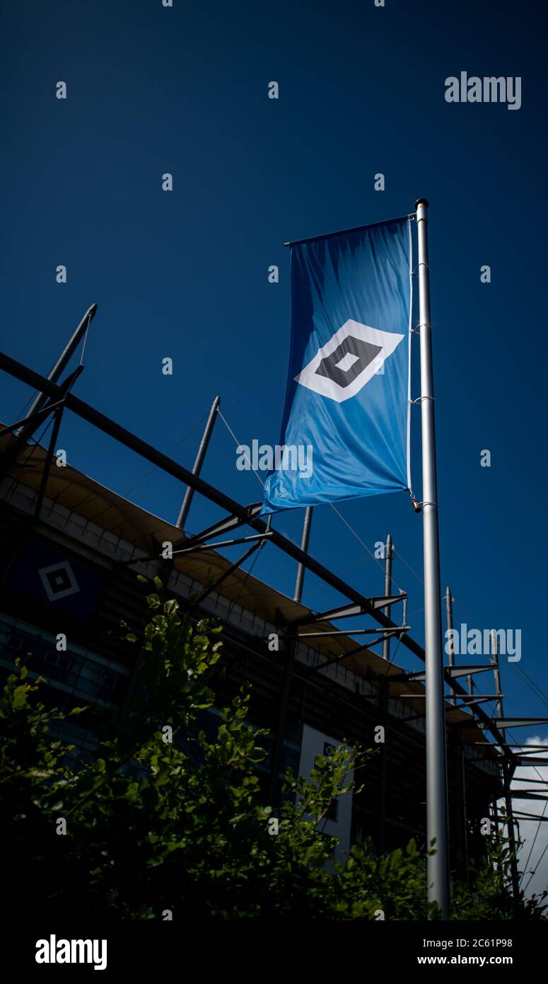 Volksparkstadion flag hi-res stock photography and images - Alamy