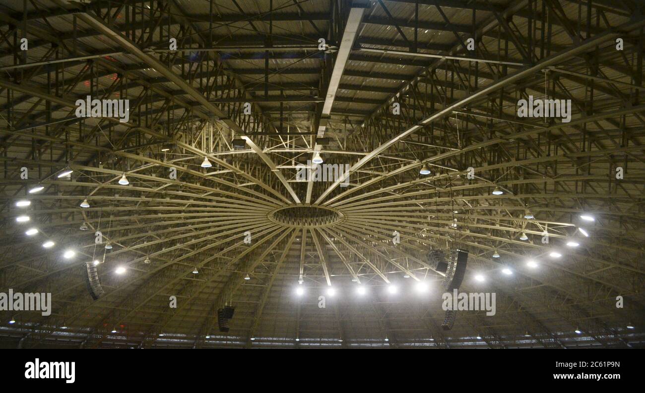 Architecture Brazil, Architecture of a sports gym in a city in the ...