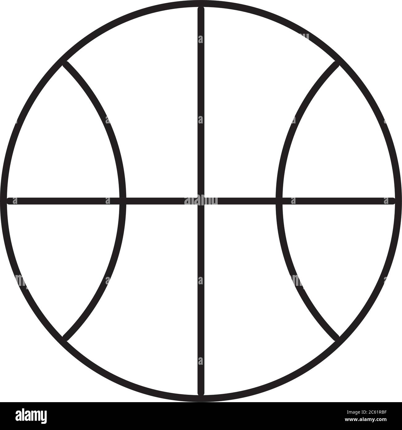 ball of basketball line style icon design, Sport hobby competition and ...