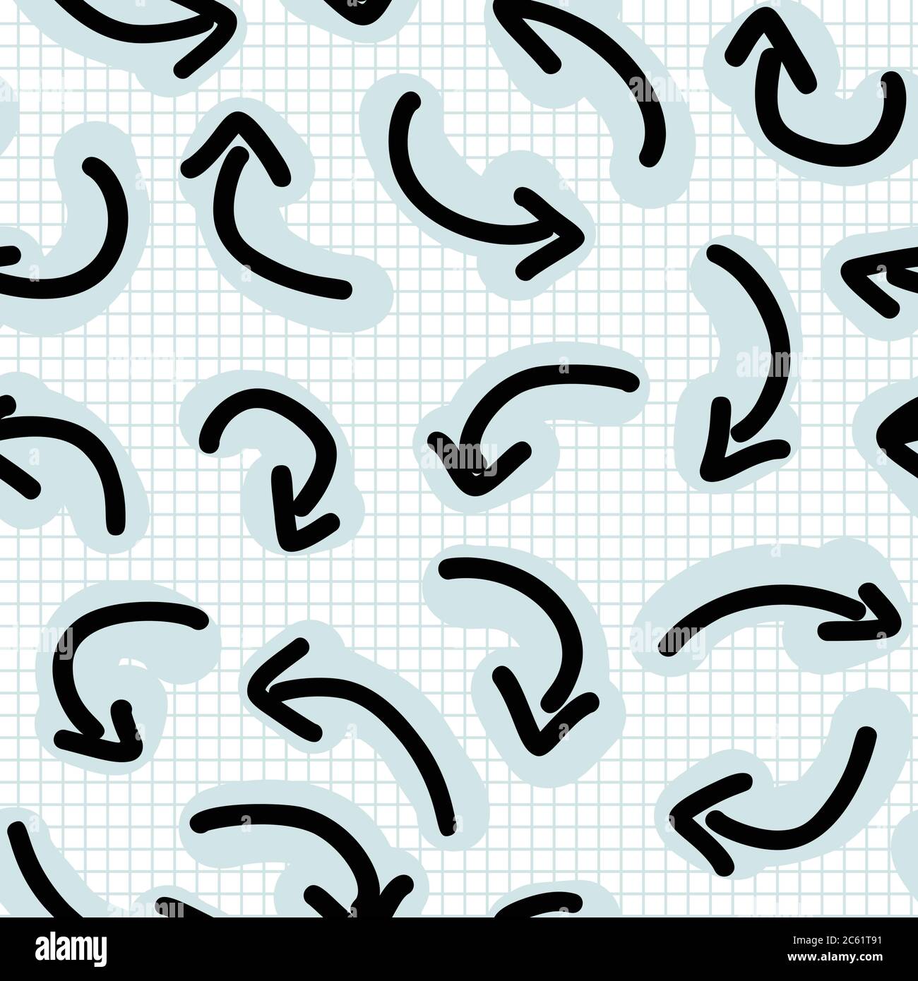 The straight and narrow path Stock Vector Images - Alamy