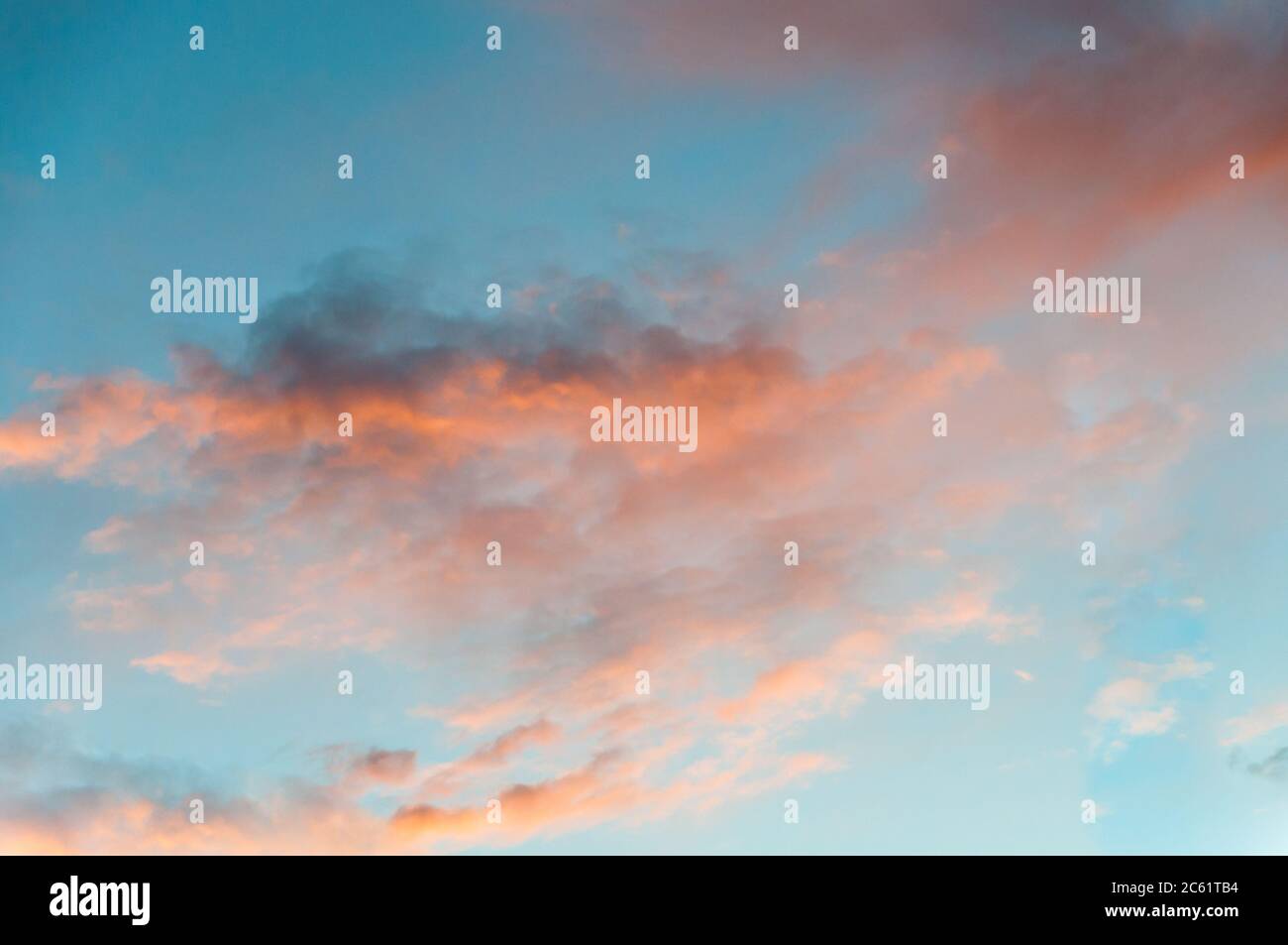 Beautiful sky with cloud before sunset Stock Photo - Alamy