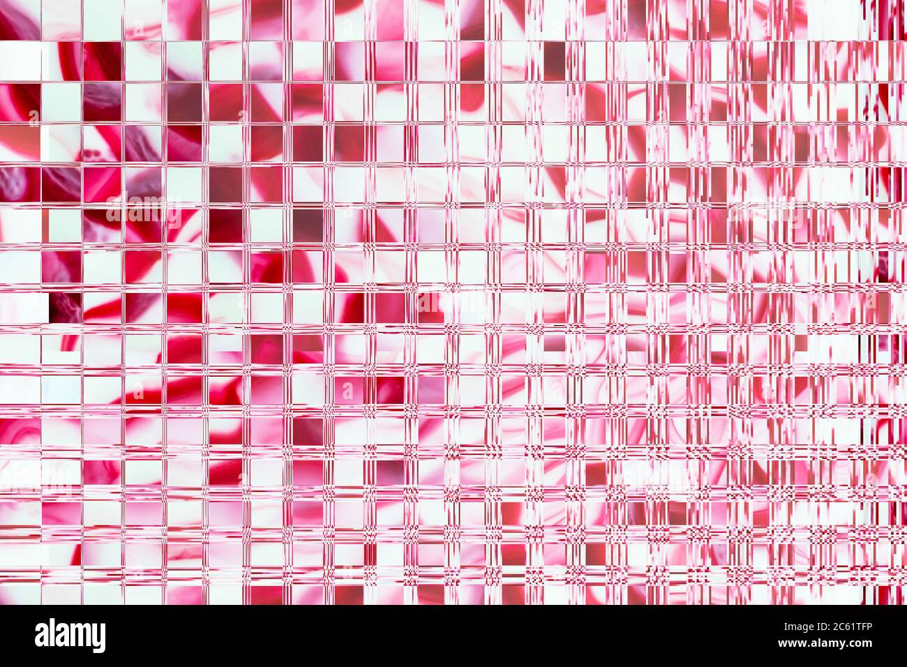 Abstract red and white background of square shapes Stock Photo - Alamy