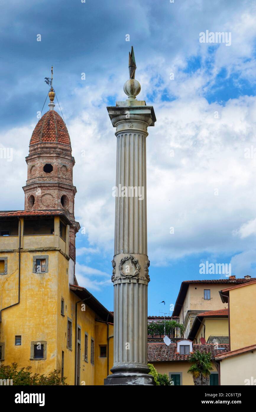typical view of Arezzo medieval center town, in Tuscany, Italy Stock ...