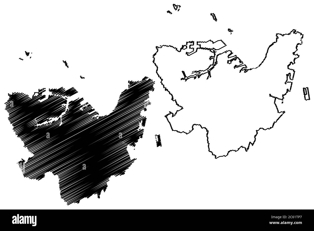 Kitakyushu City (State of Japan, island country, Fukuoka Prefecture ...
