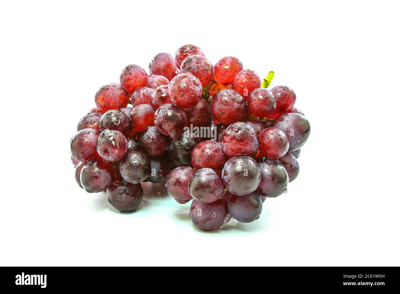 fresh grapes isolated on white background Stock Photo - Alamy